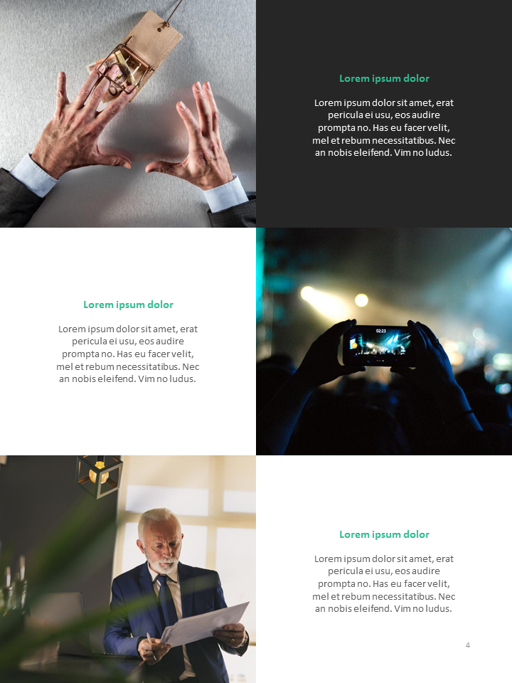 Vertical Multipurpose Simple Slides Design