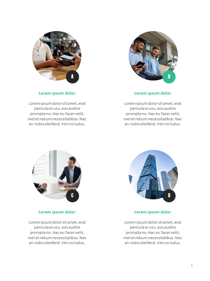 Vertical Multipurpose Simple Slides Design