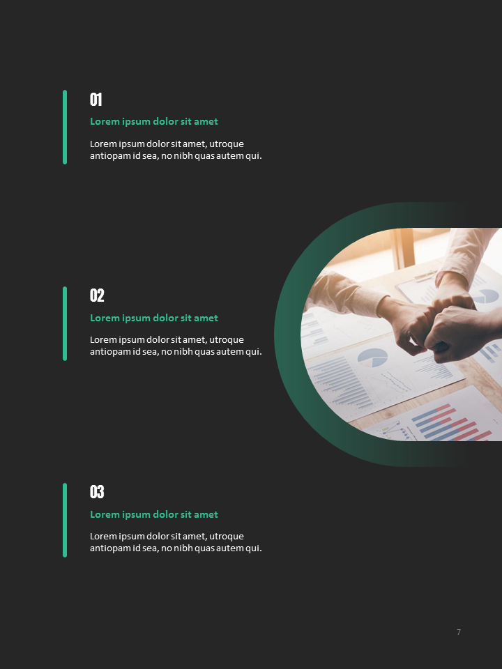 Vertical Multipurpose Simple Slides Design