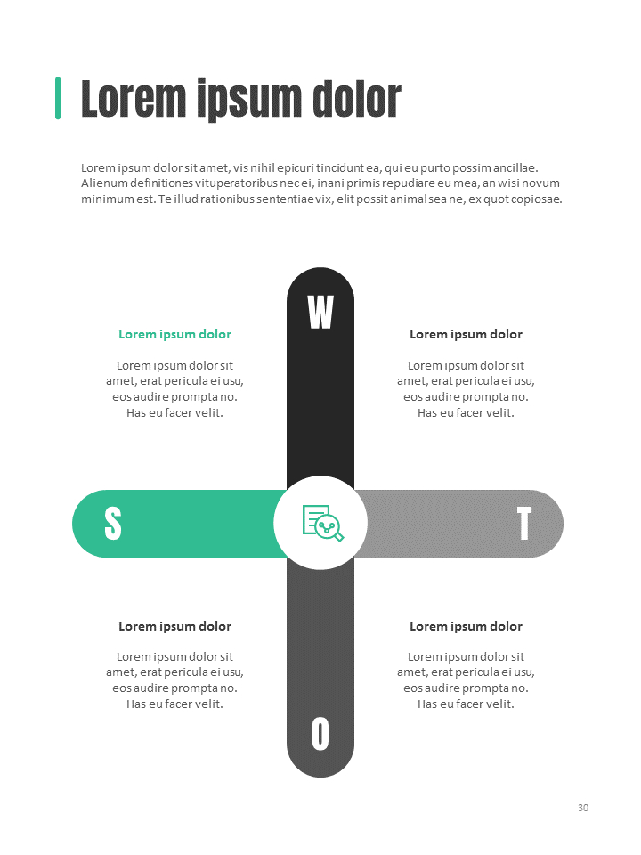 Vertical Multipurpose Simple Slides Design