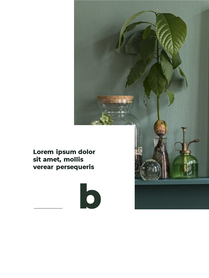 Greenery Vertical Slide Design Business Strategy PPT