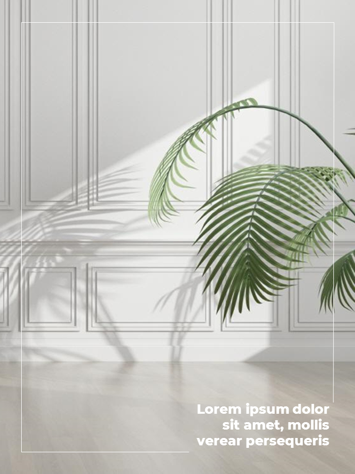 Greenery Vertical Slide Design Business Strategy PPT