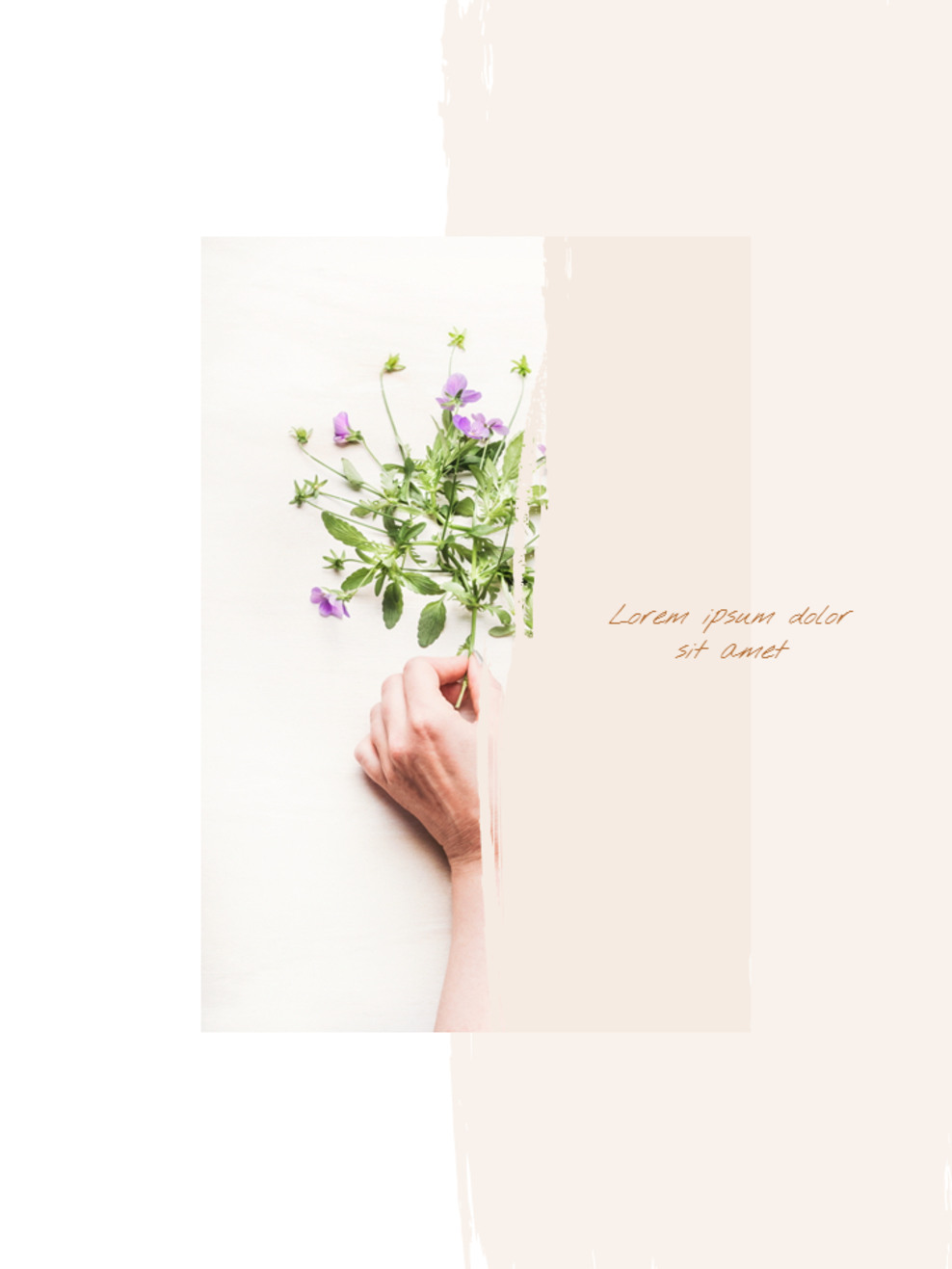 Notre concept de printemps vertical Modèles PowerPoint pour la présentation