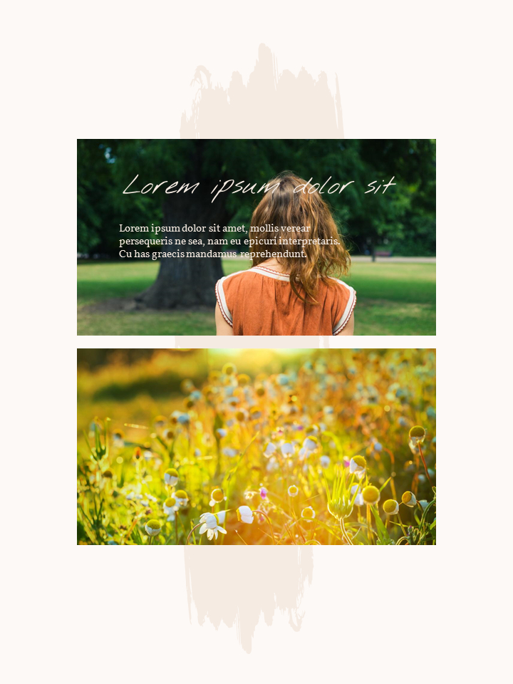 Nuestro concepto de primavera Vertical Plantillas de PowerPoint para ...