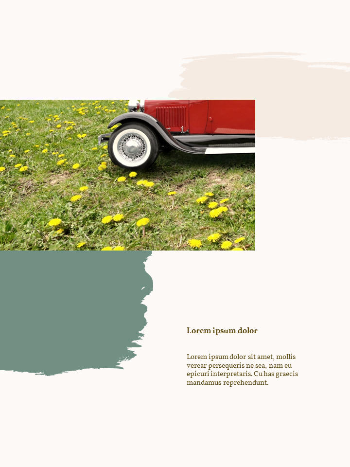 Our Spring Concept Vertical PowerPoint Templates for Presentation