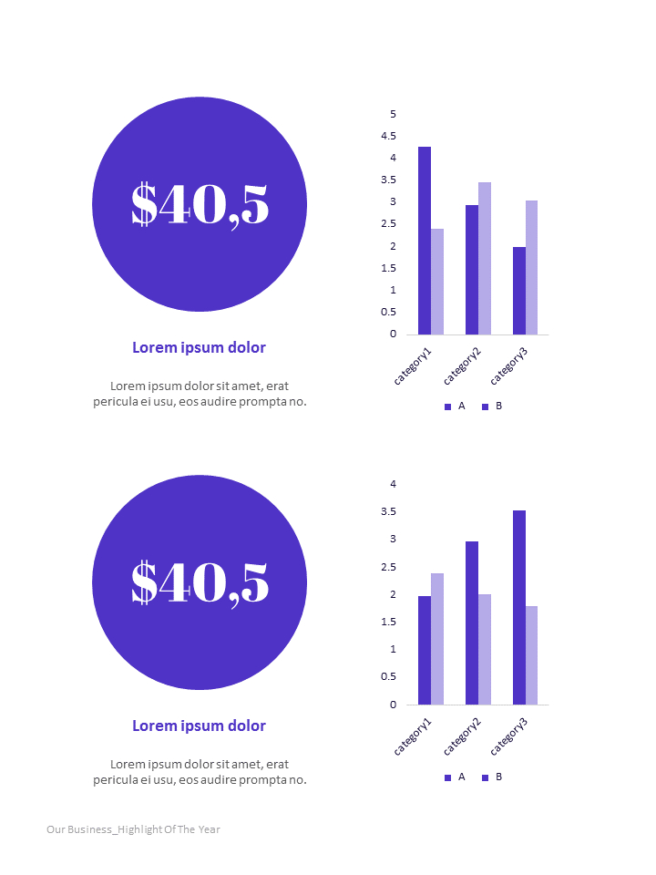 Purple Annual Report Marketing Presentation PPT