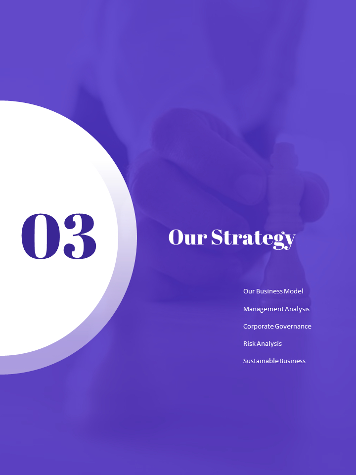 Purple Annual Report Marketing Presentation PPT