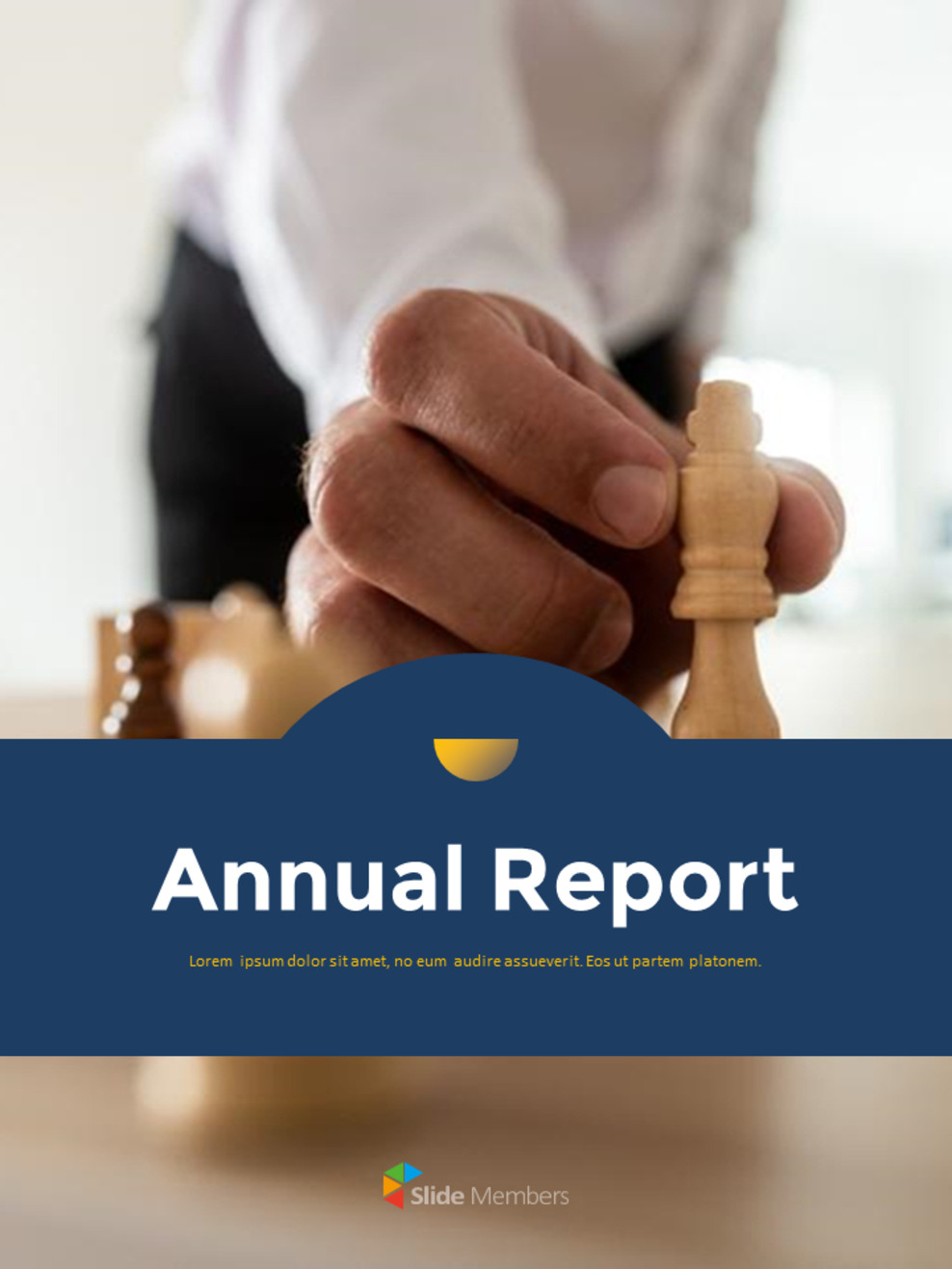 Annual Report Clean Design Google PPT Templates