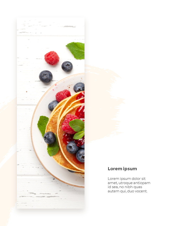 Sweet Dessert Concept Vertical Google Slides Presentation Templates