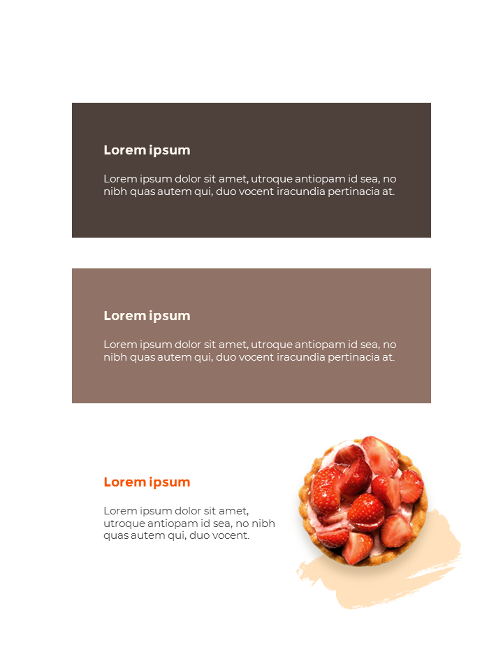 Sweet Dessert Concept Vertical Google Slides Presentation Templates