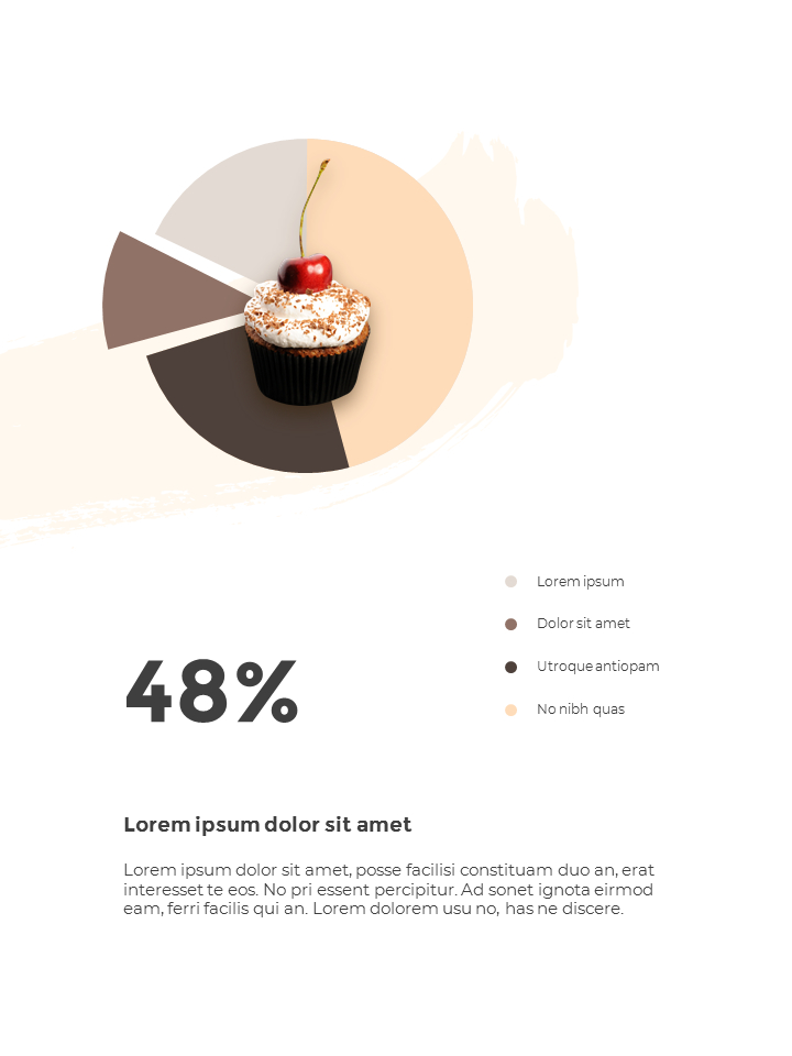 Sweet Dessert Concept Vertical Google Slides Presentation Templates