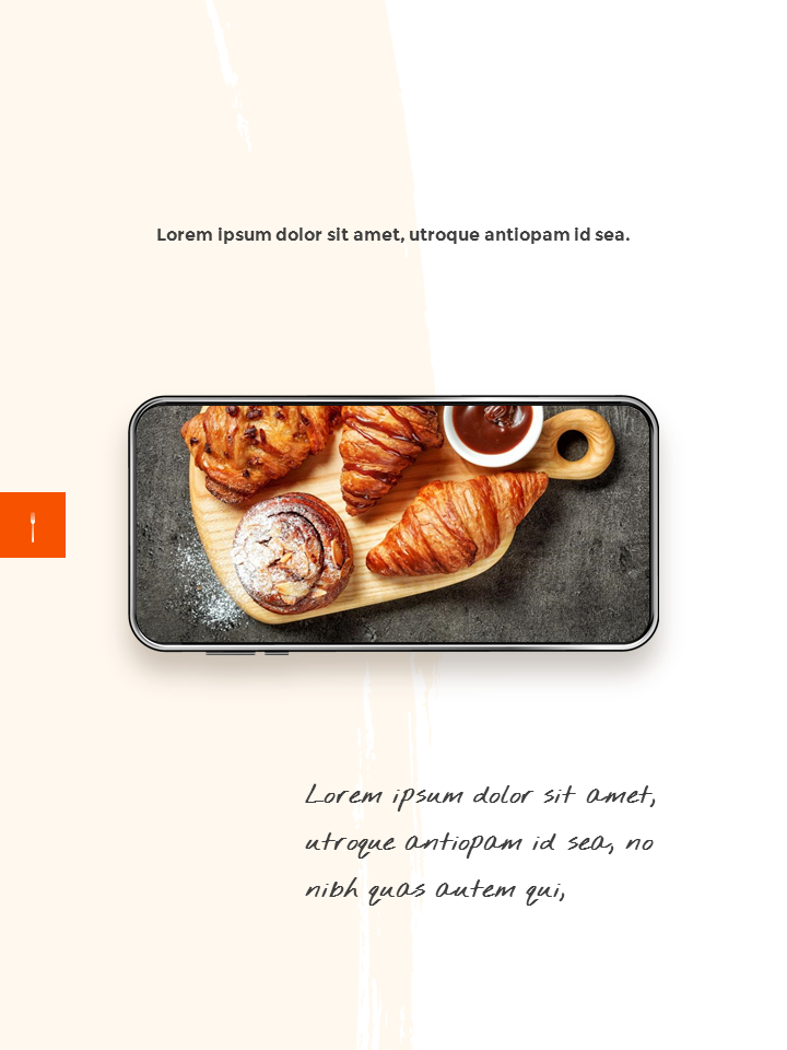 Sweet Dessert Concept Vertical Google Slides Presentation Templates