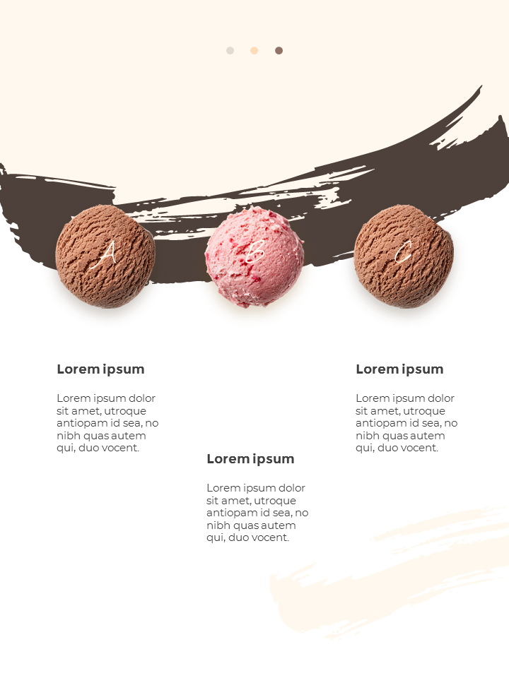 Sweet Dessert Concept Vertical PPT Backgrounds