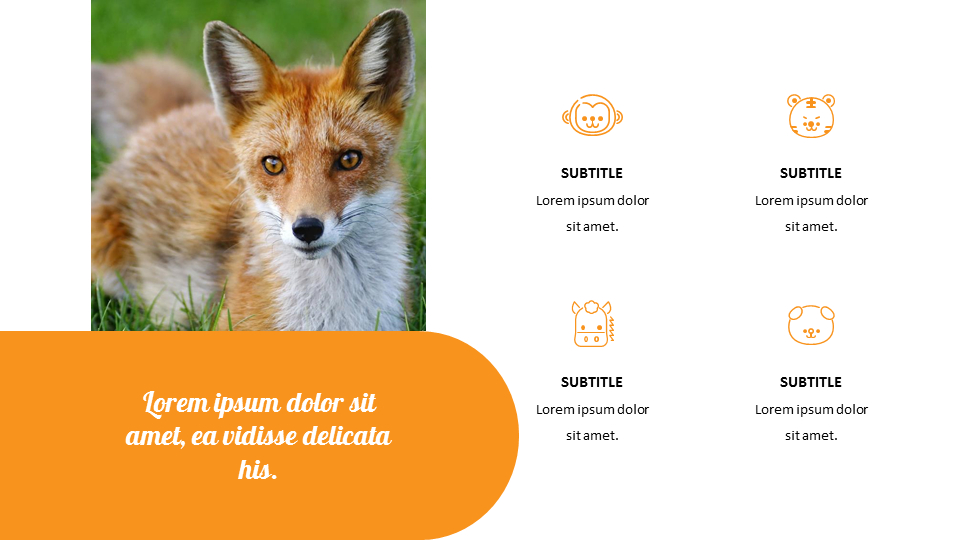 zoo Google Slides Presentation Templates|Animal