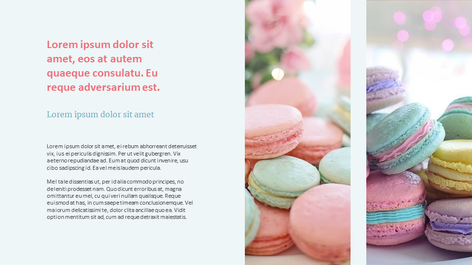 Macarons Simple PowerPoint Design