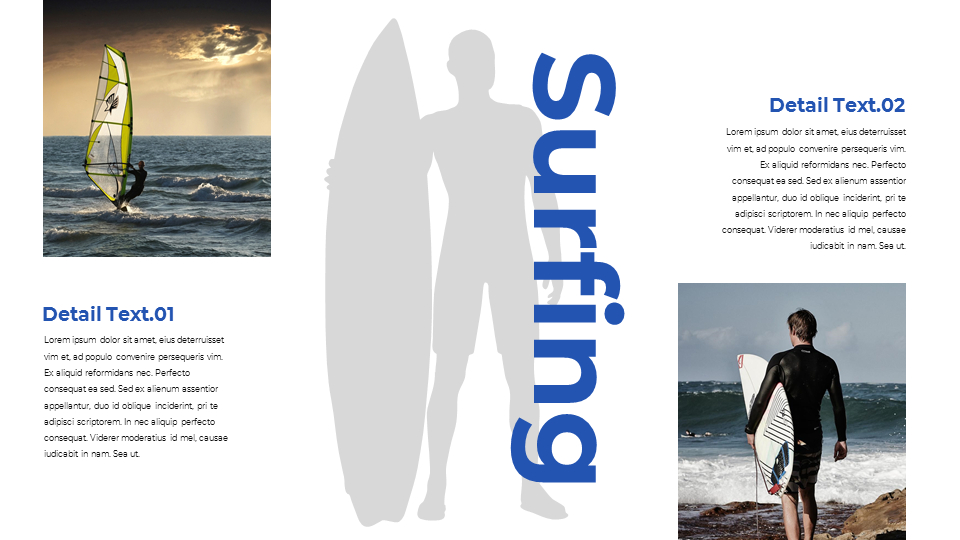 Surf Ideas de diseño de PowerPoint