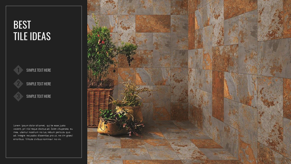 Tile Design Simple Slides Design