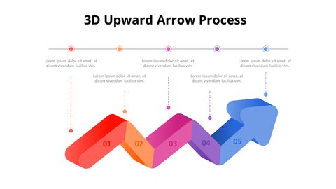 Diagrama de proceso de flecha 3D
