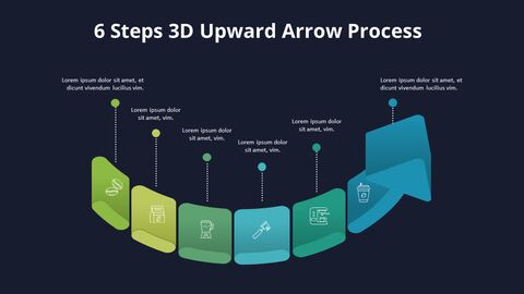 3D Arrow Process Diagram
