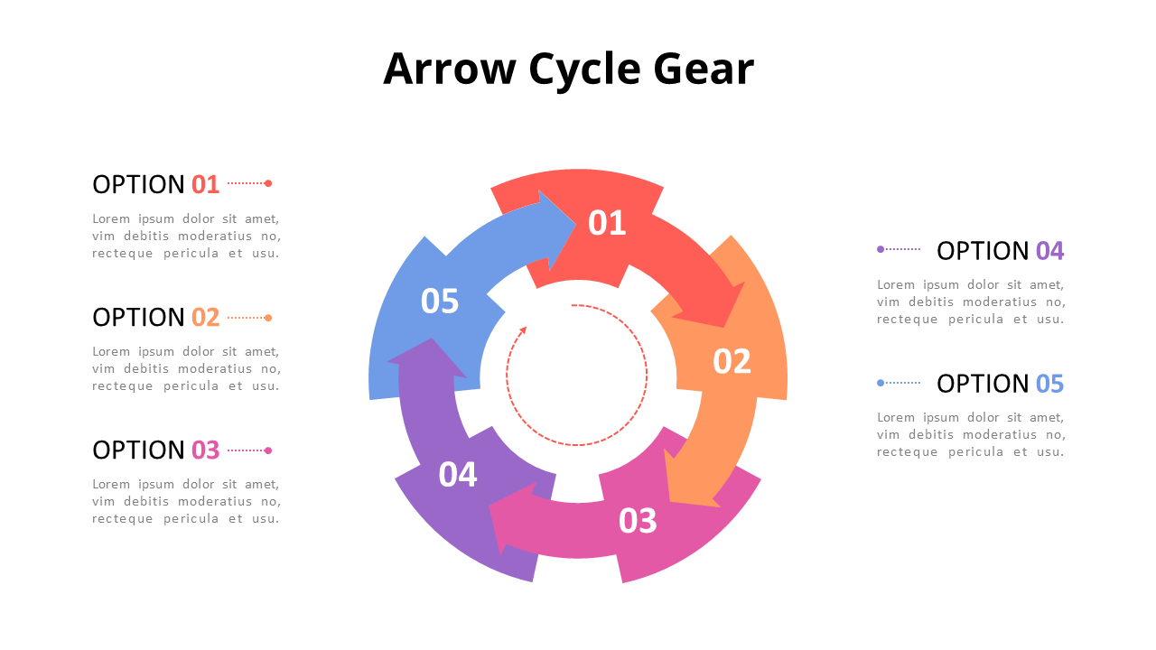 Cyclic Arrow Diagram Generator Cyclic Circular Vector Infogr