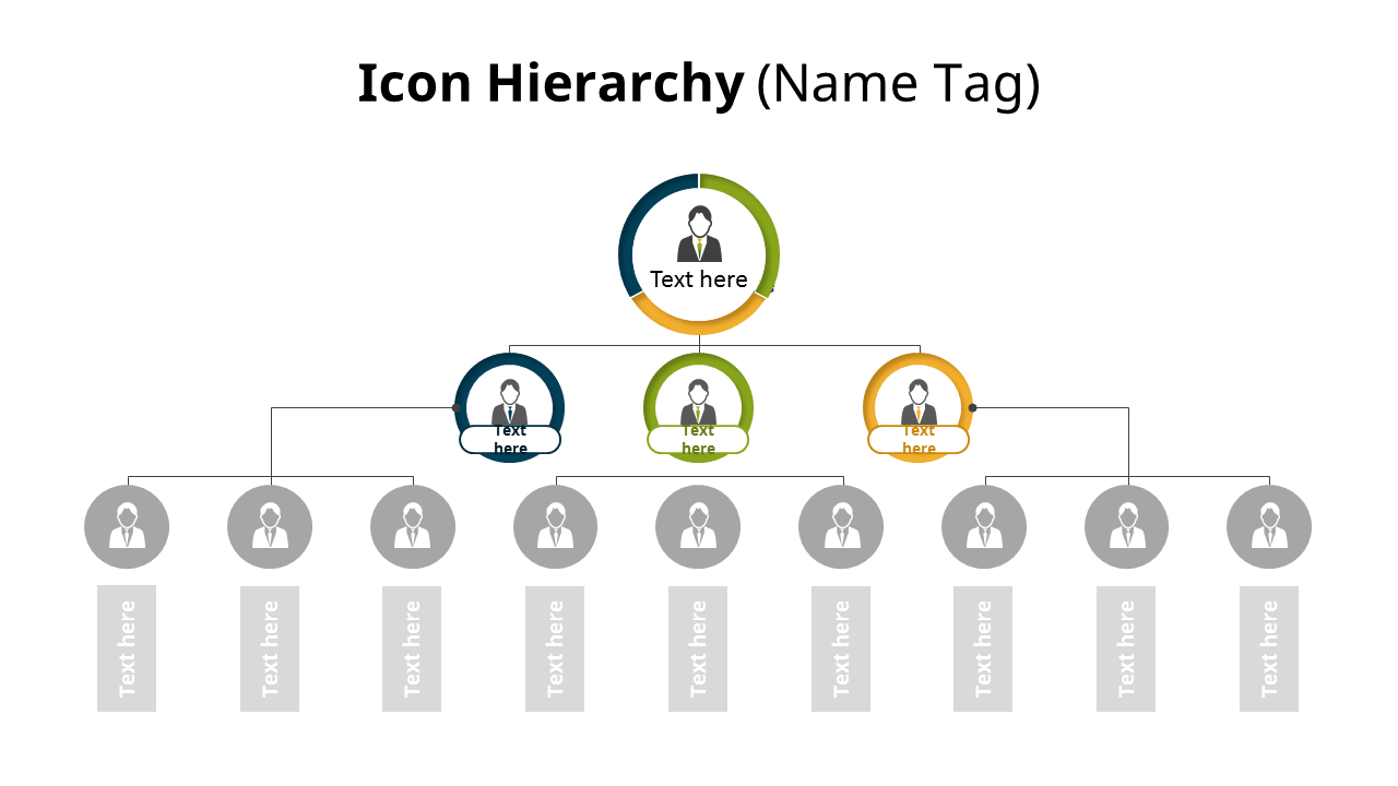 Icon Hierarchy Chart