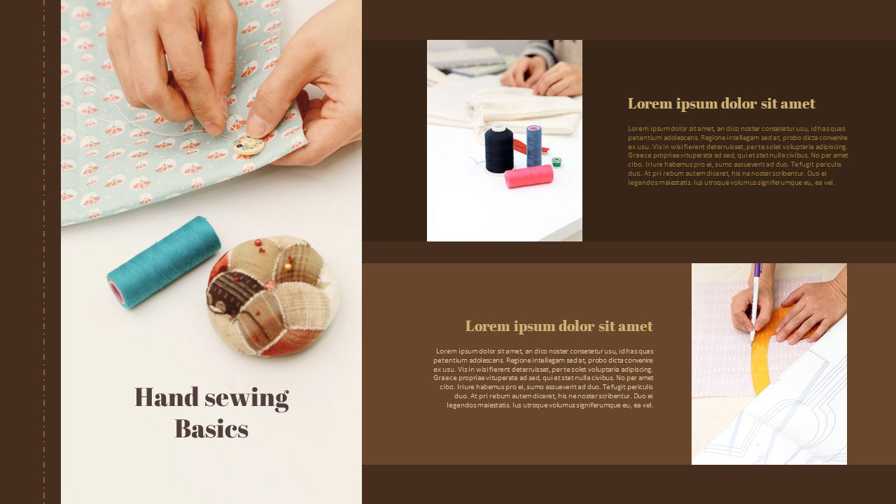 All About The Sew Slide Presentation