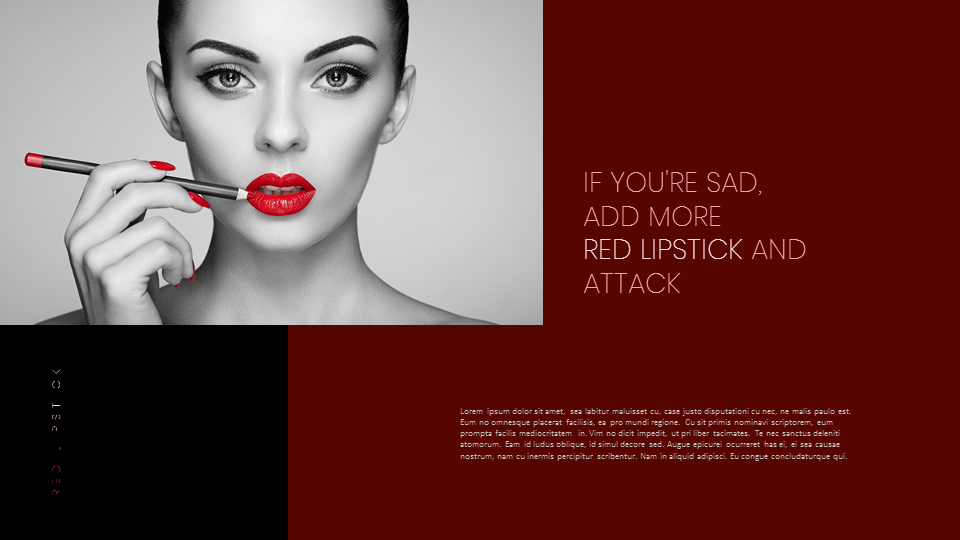 Beauty Makeup Google Slides Presentation Templates