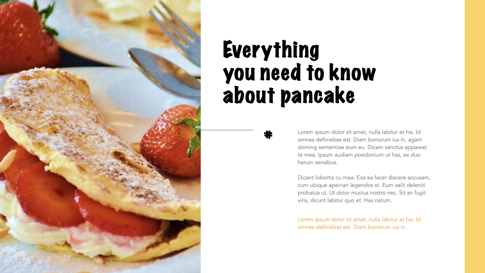 Pancake day Keynote Presentation Template
