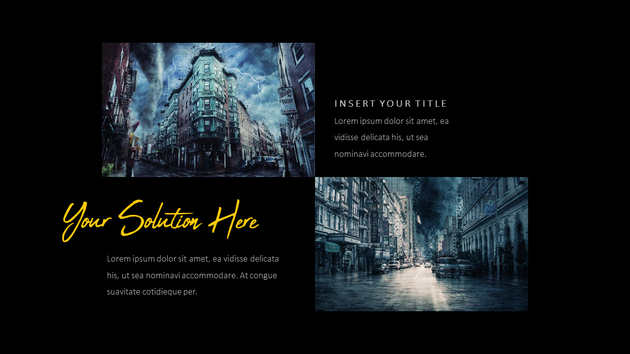 thunderstorm Presentation Design