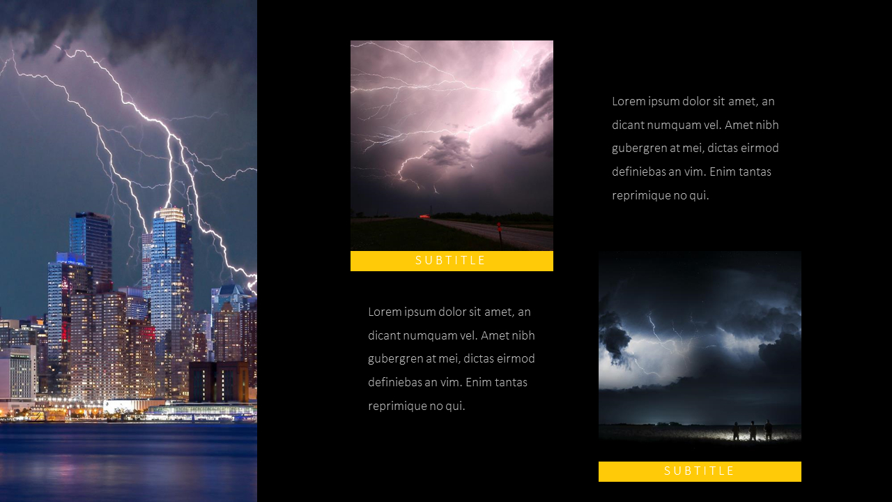 thunderstorm Presentation Design
