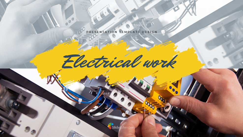 Electrical work Templates PPT