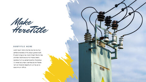 Electrical work Templates PPT