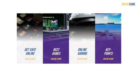 Online Game Background PowerPoint