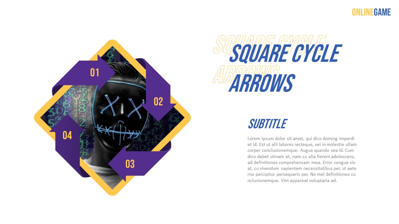 Online Game Background PowerPoint