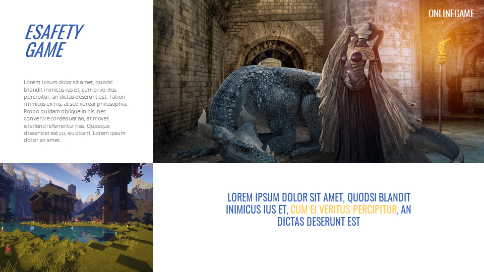 Online Game Easy Slides Design|IT|Google