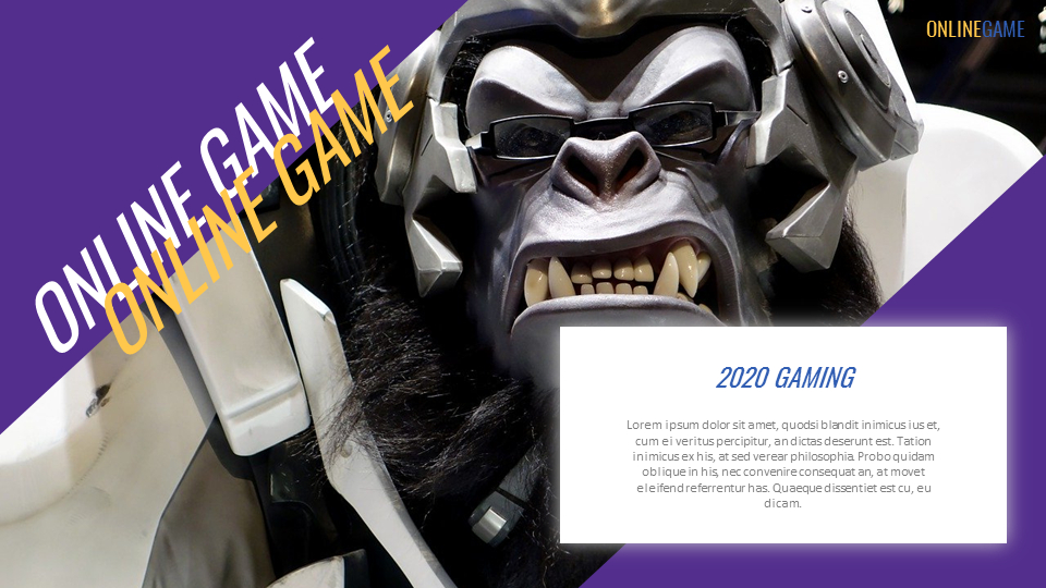 Online Game Easy Slides Design|IT|Google