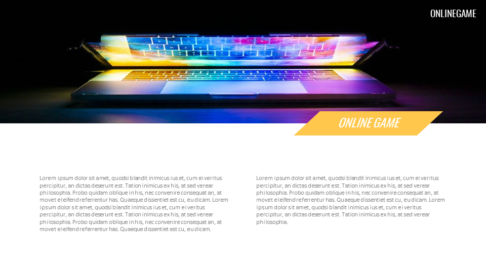 Online Game Easy Slides Design|IT|Google