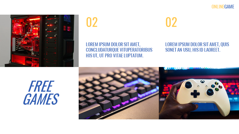 Online Game Easy Slides Design|IT|Google