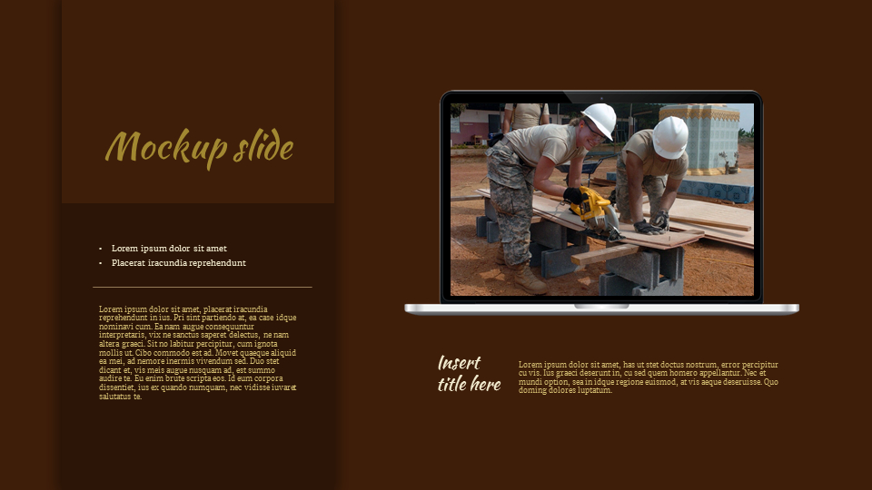 Carpenter PPT Design Templates