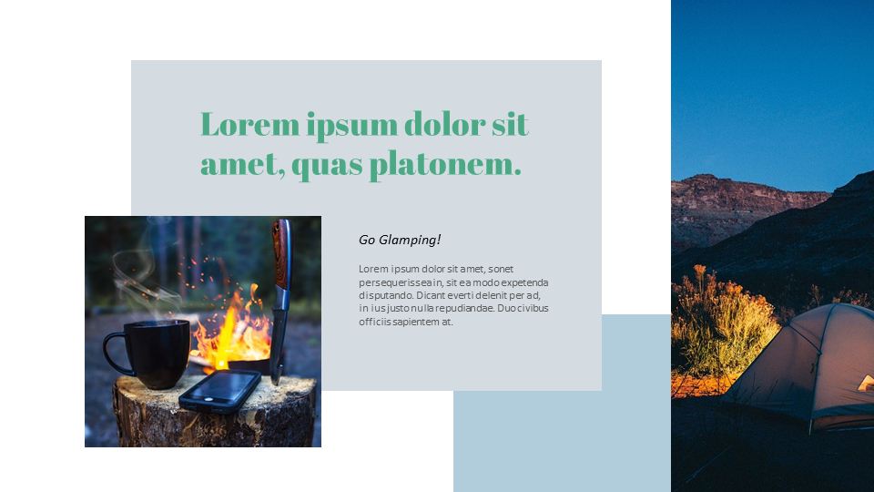 Glamping Google presentation|Travel|Slides