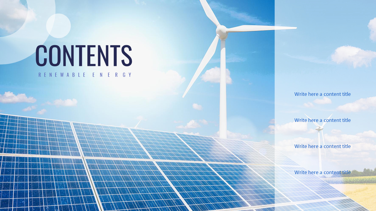 Solar Energy Presentation Template