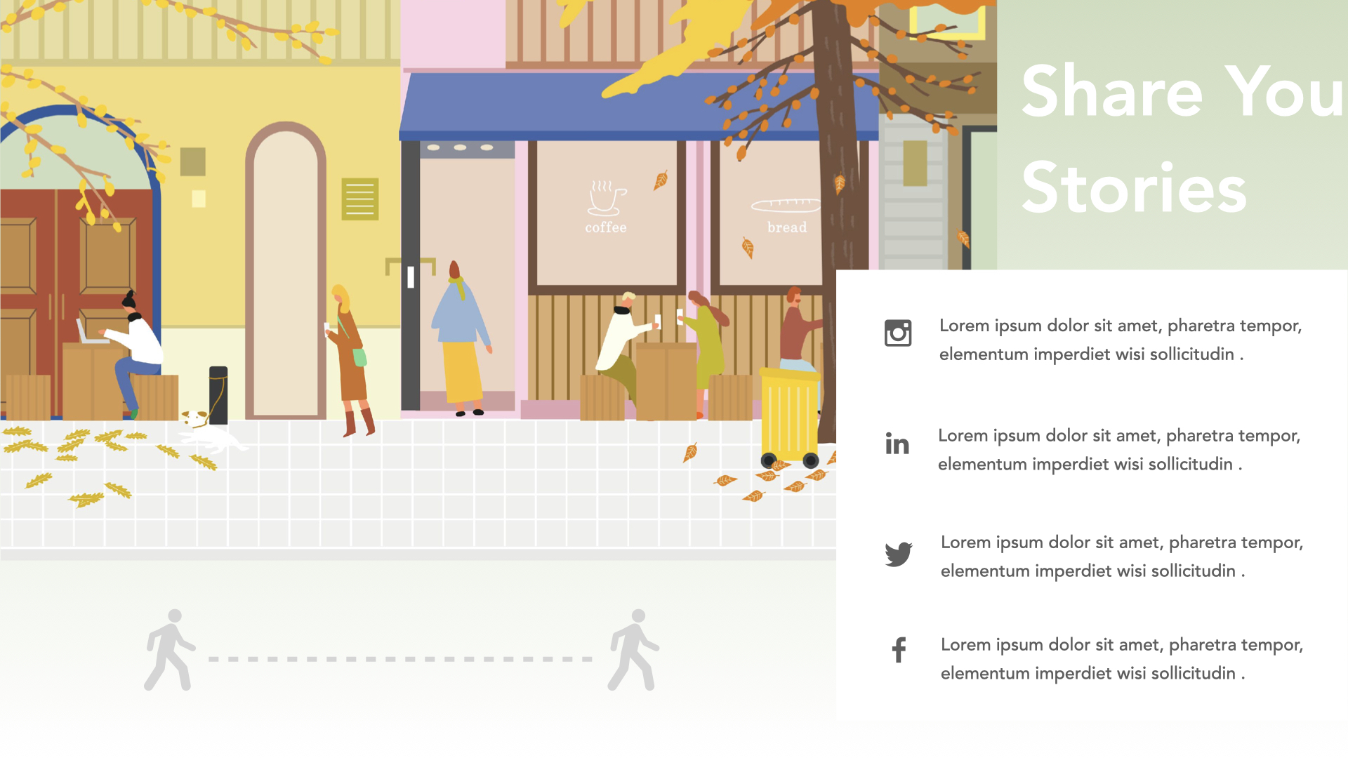New Normal ; Social Distancing Keynote Examples