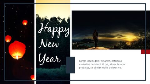 Nouvelle année Modèles PPT