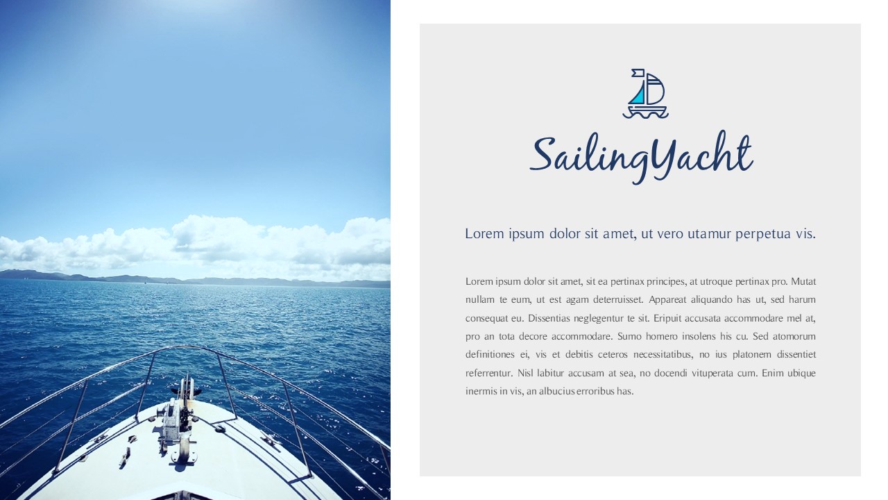 Sailing Yacht Slide Presentation