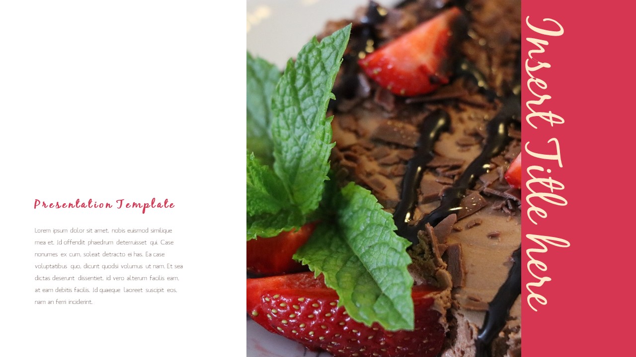 Sweet Bakery Slide Presentation