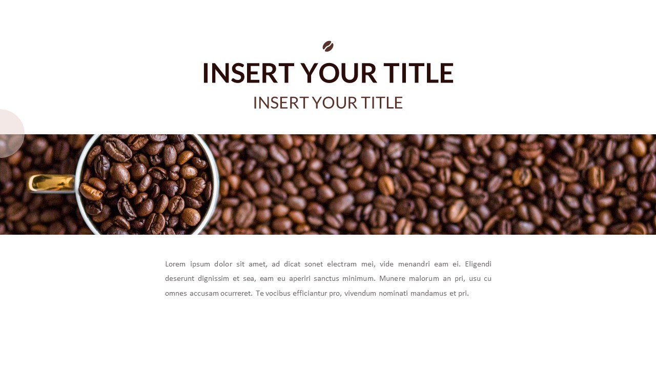 Coffee Google Slides Template Design