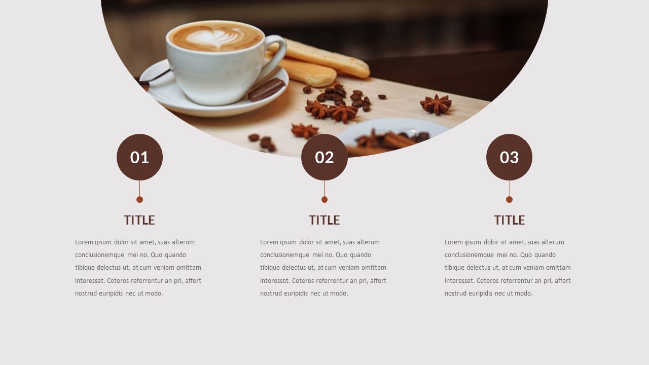 Coffee Google Slides Template Design