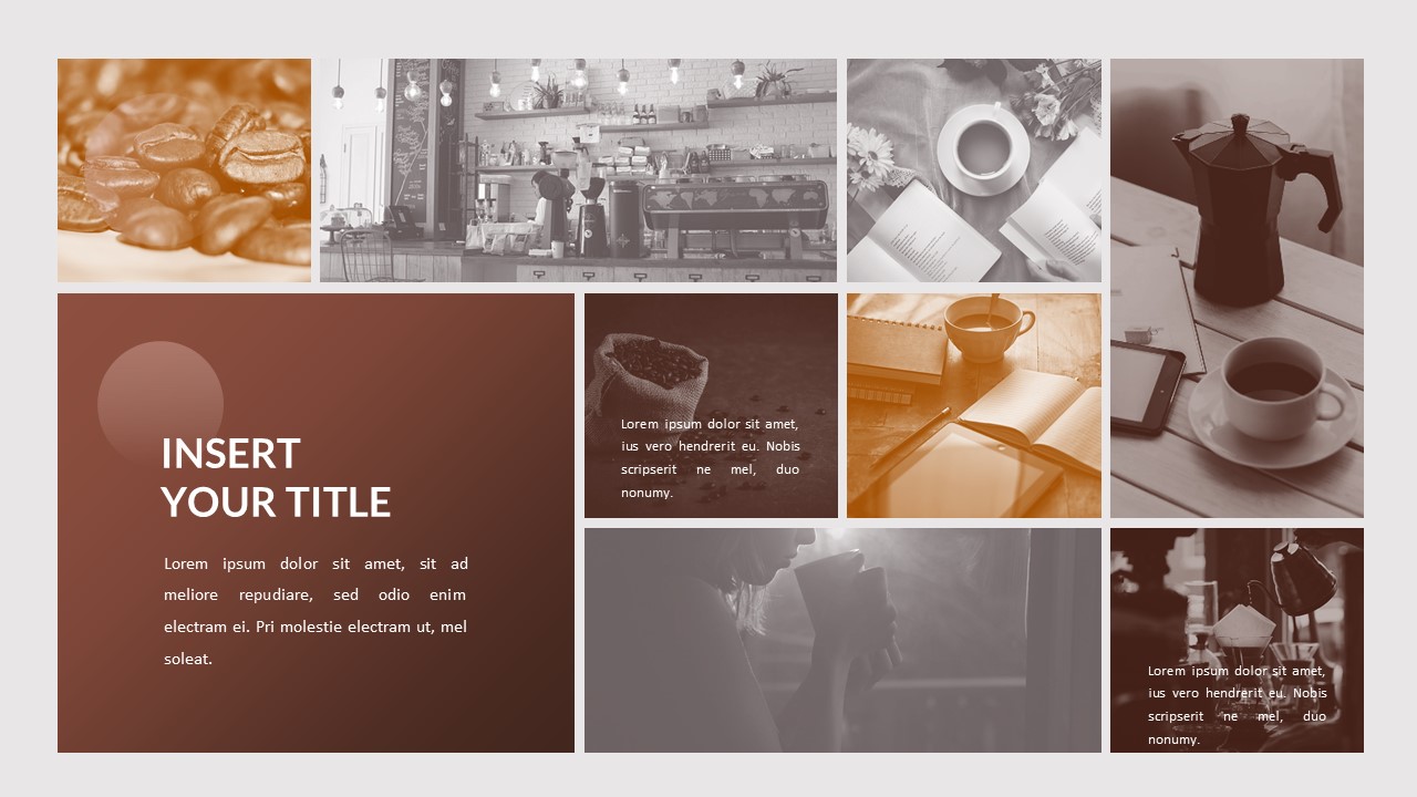 Coffee Google Slides Template Design