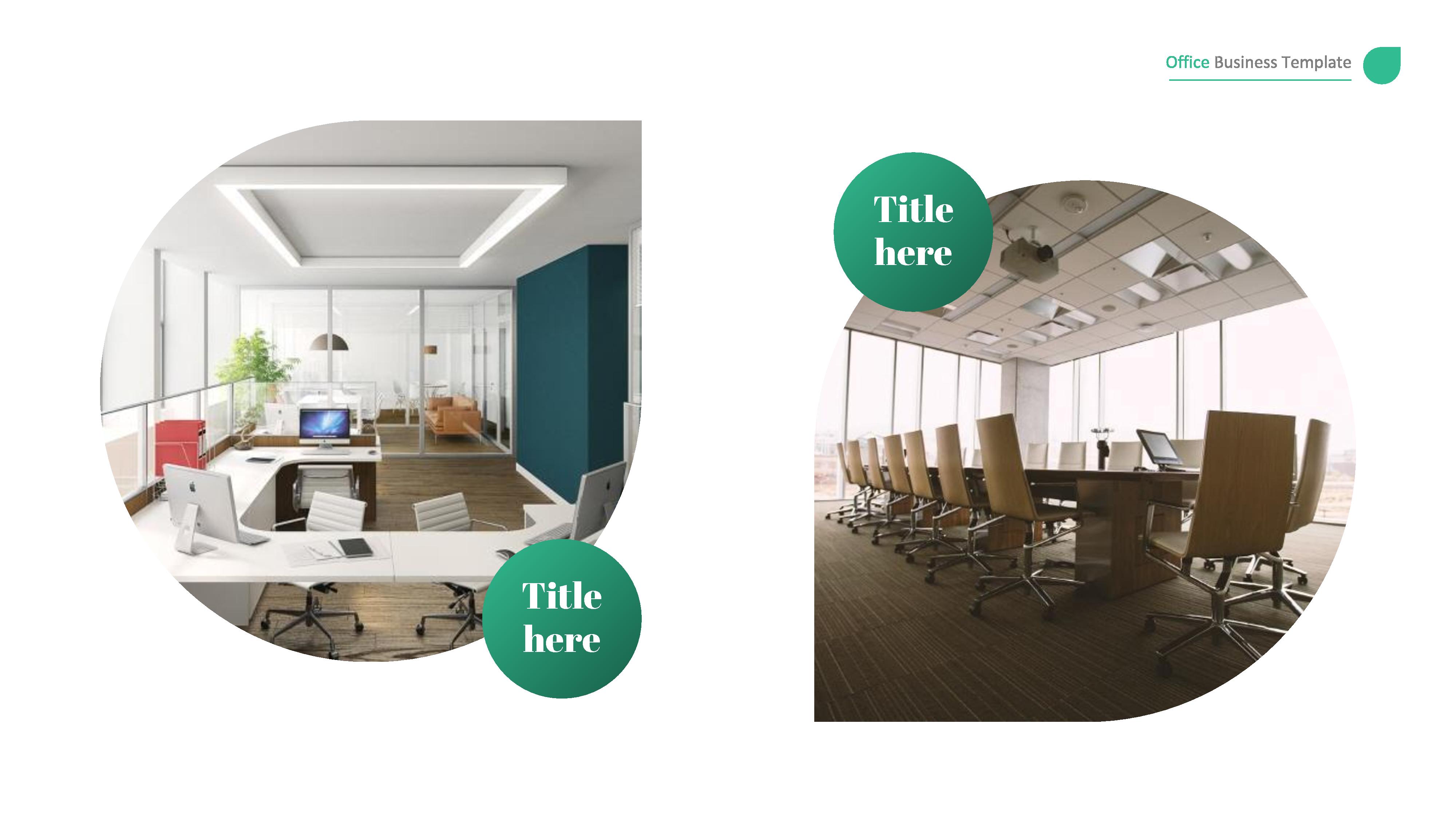 Office Business Google Slides Presentation Templates