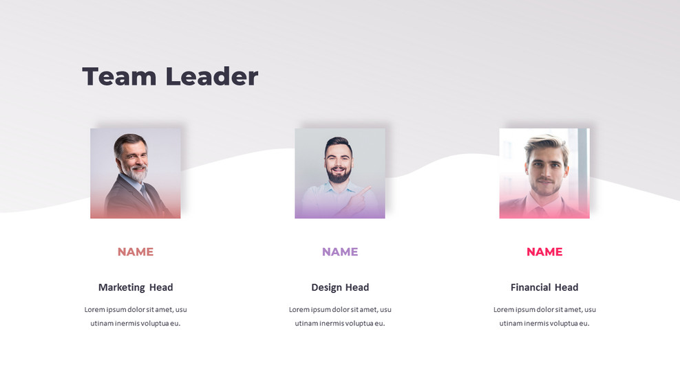 Team Leader Slide Layout|Our|Single